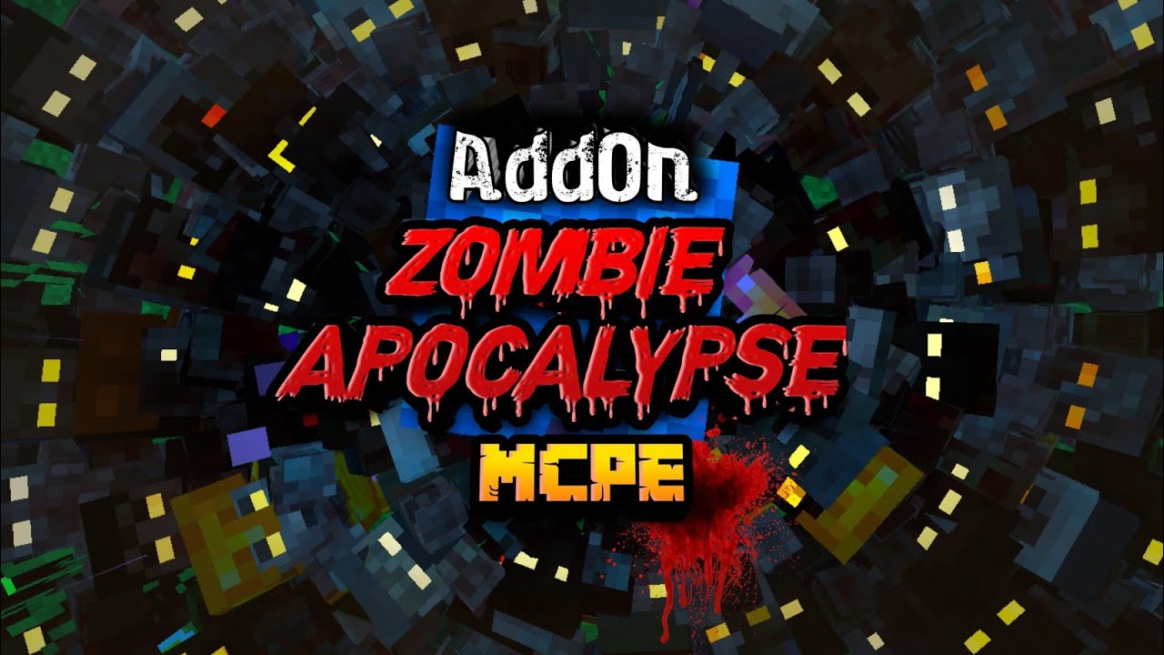 ZOMBIE APOCALYPSE AddOn Minecraft PE TERLENGKAP 1.19 - YouTube