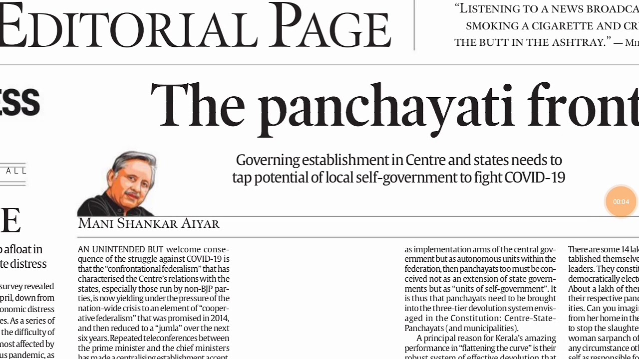 May 6, 2020-Indian Express Editorial Analysis. The Indian Express ...