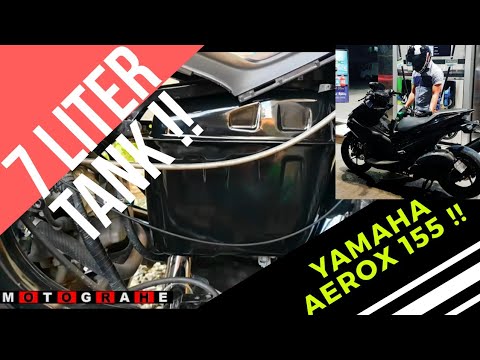 7 LITER TANK | AEROX 155 | REVIEW | DIY - YouTube