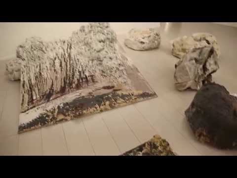 Preparations for the solo exhibition 'Elysium' by Aida Mahmudova