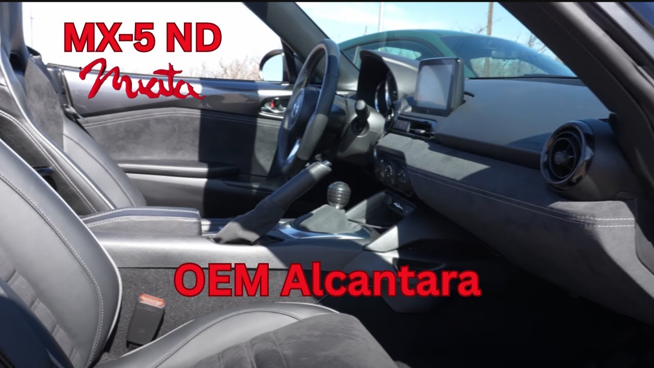 Unlock Your Nd Miatas Premium Look Alcantara Interior Part Revealed