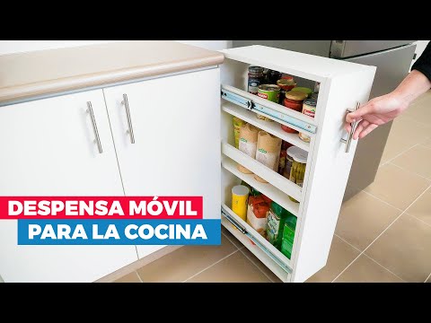 Cómo hacer una despensa móvil para cocina