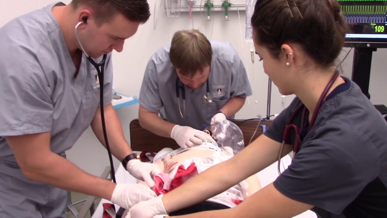 Ohio Dominican Physician Assistant Halloween Trauma Simulation - YouTube