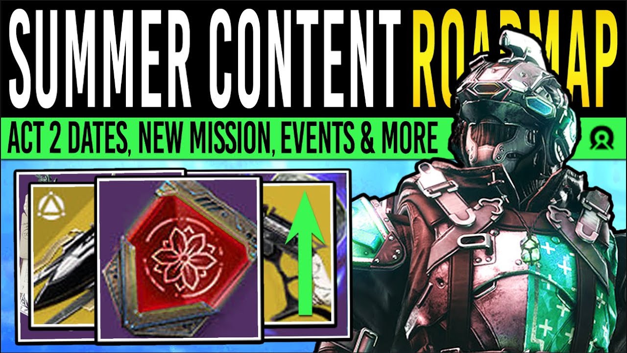 Destiny 2: NEW CONTENT ROADMAP! Quest MISSIONS, Activities, NES ...