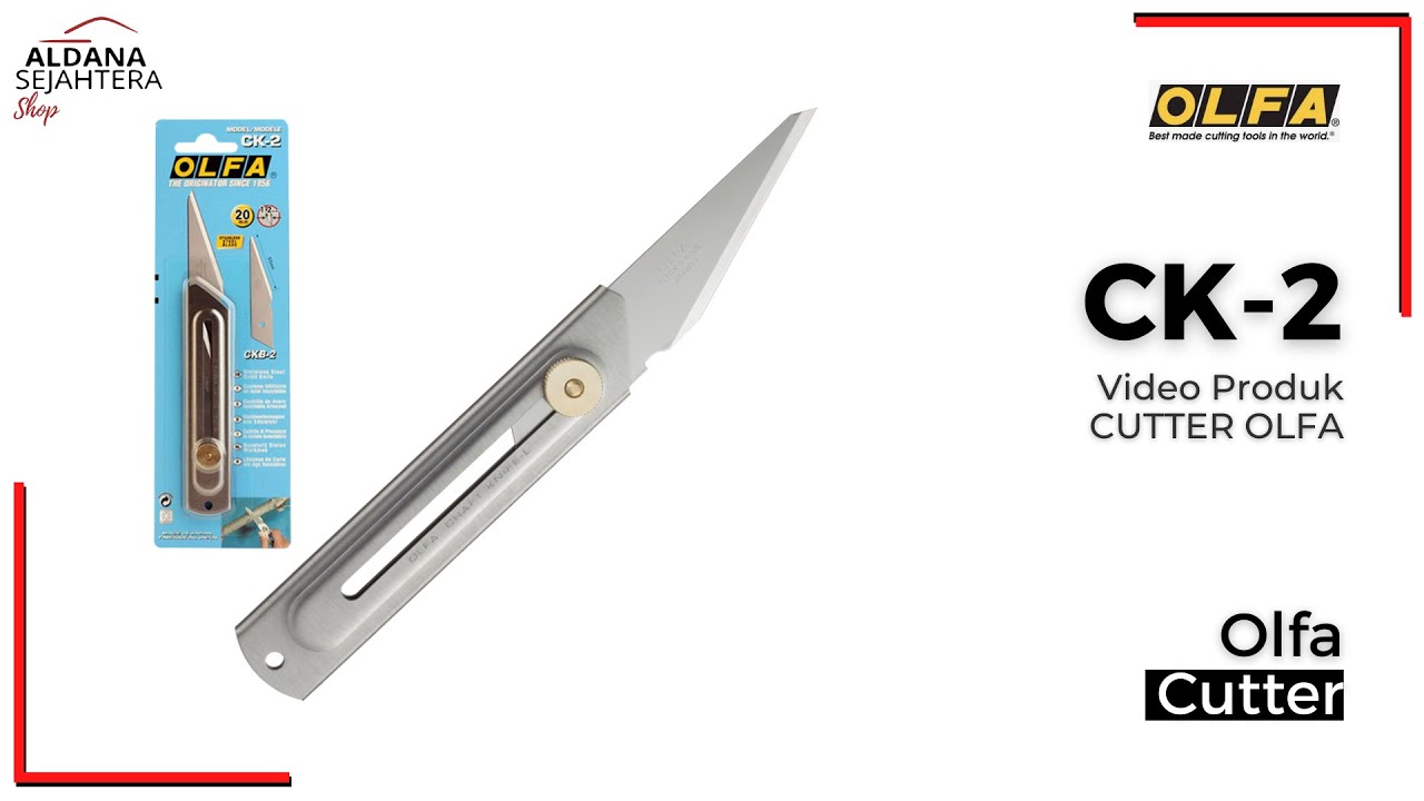 CUTTER OLFA CK-2 - YouTube