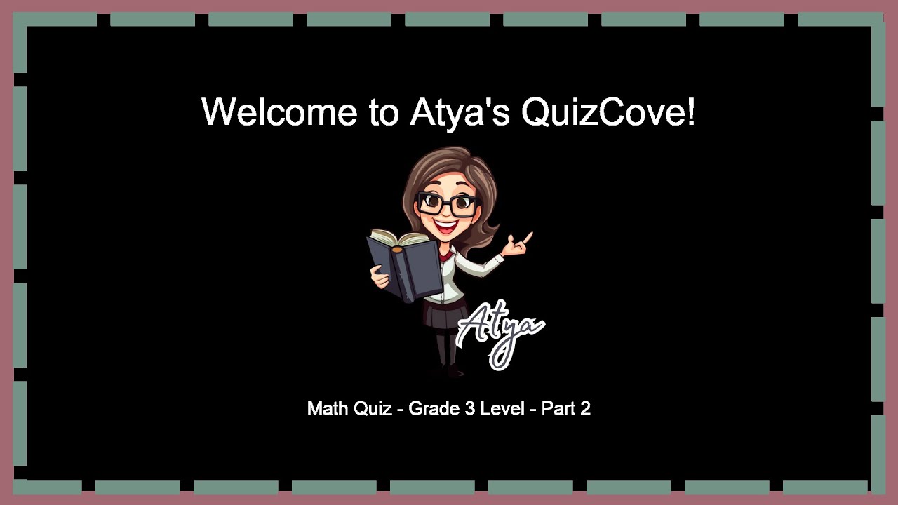 Math Quiz - Grade 3 Level - Part 2 - YouTube