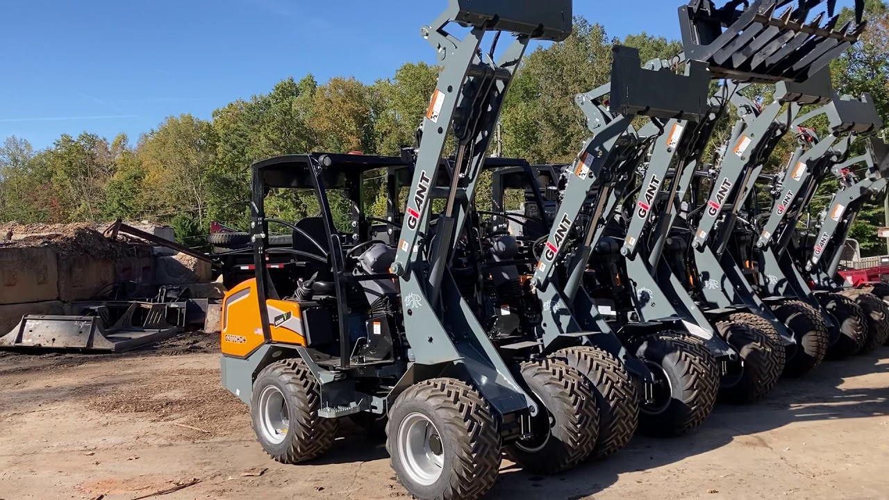Giant 263SW (G1500) G2200 G2500 G2700 mid-size wheel loader lineup ...