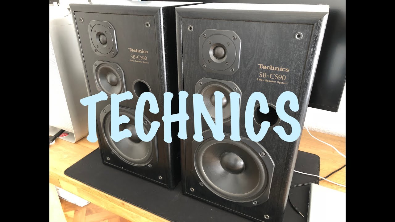 TECHNICS SB-CS90 with TECHNICS SU-V900 - Test - YouTube