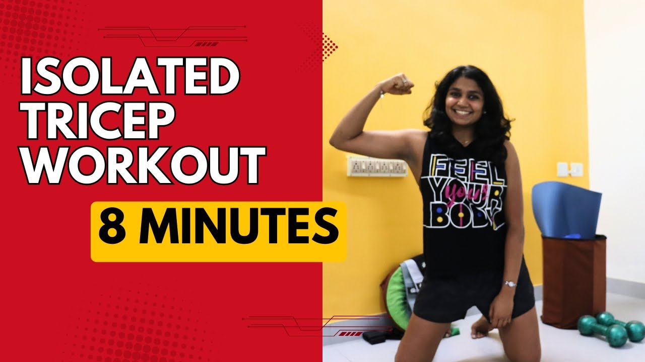 8 Minute Isolated Tricep Workout/ Strong Arms - YouTube