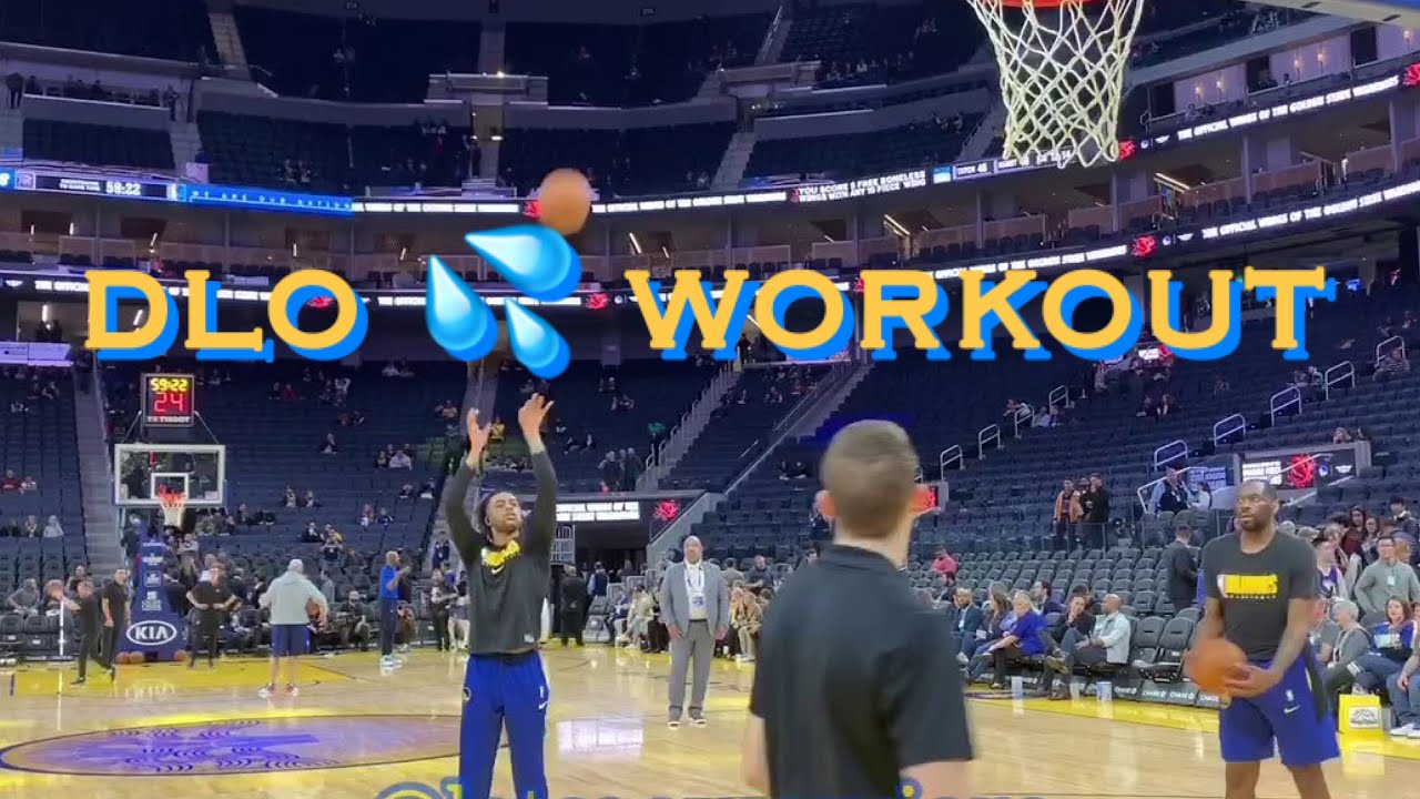 📺 D’Angelo (DLo) Russell 💦 workout at Warriors pregame before Dallas ...