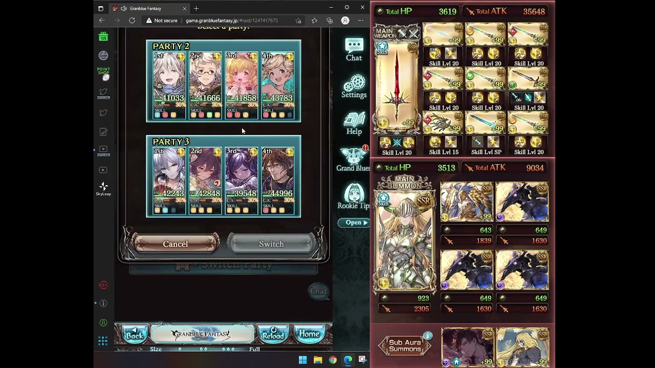 GBF tower of babyl 56-1 - YouTube