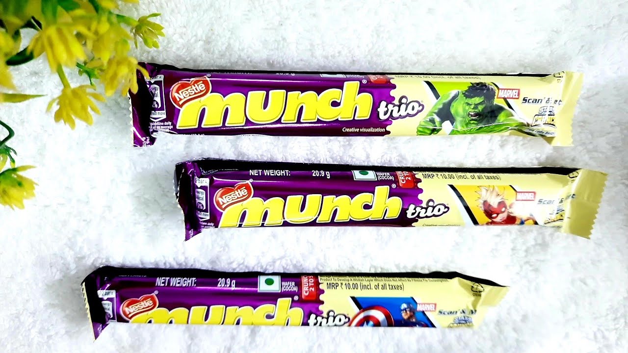 Nestle munch Trio / Delicious chocolate 🍫/ 10rs only / Mommy planet ...
