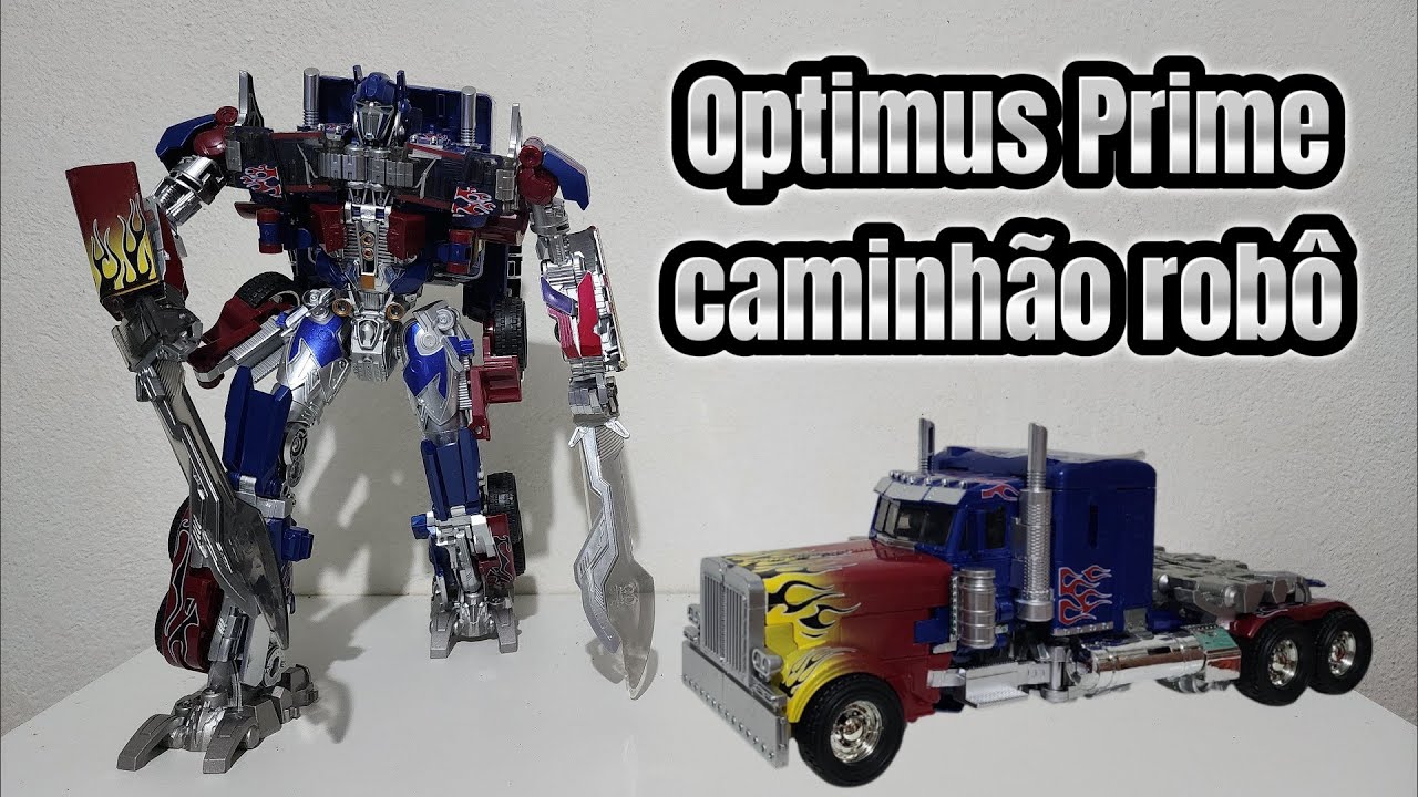 Optimus Prime metal model caminhão robô de brinquedo - YouTube