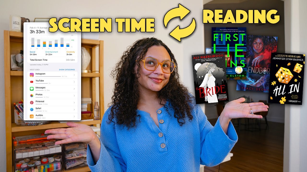 Swapping Phone Screen Time With Reading Books For A Week - YouTube