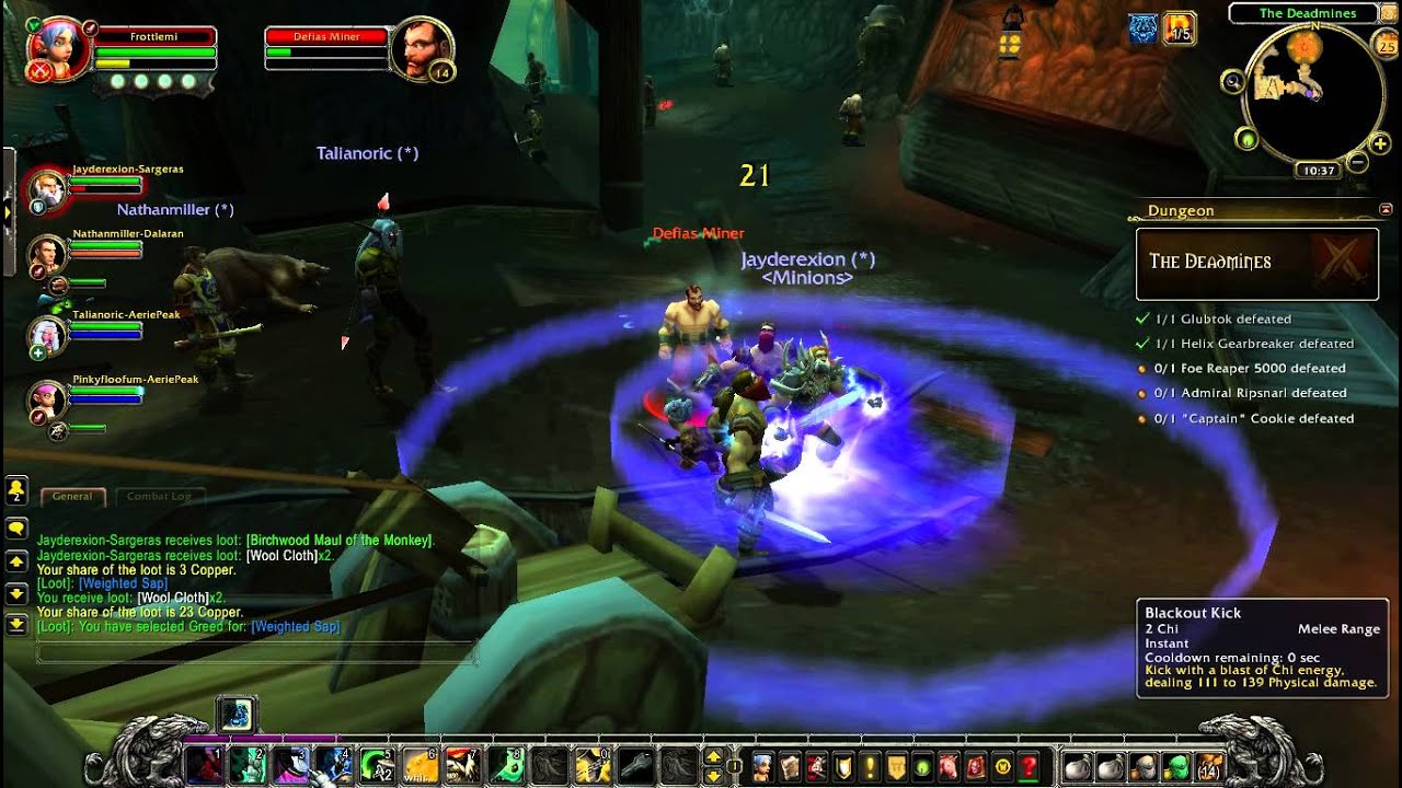 World of Warcraft dungeons: Deadmines - YouTube