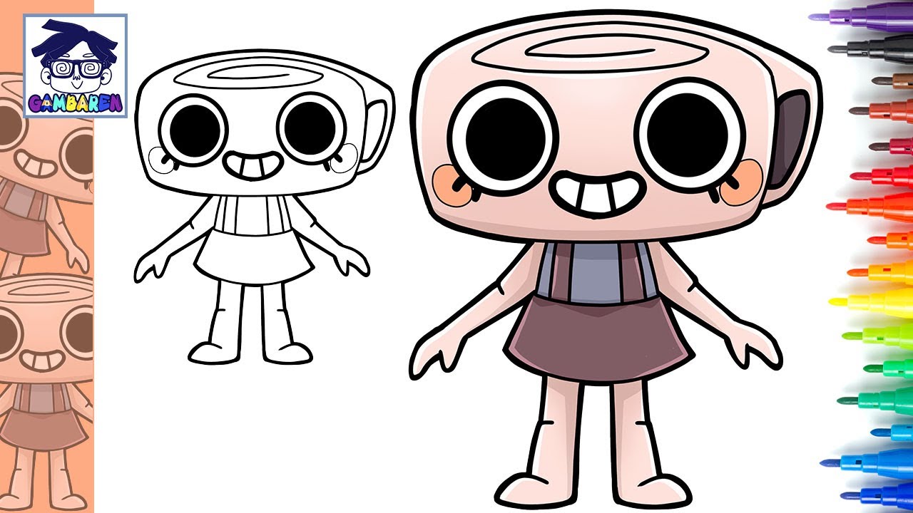 Cara Menggambar SELLY from DANDY'S WORLD | Game | easy step by step ...