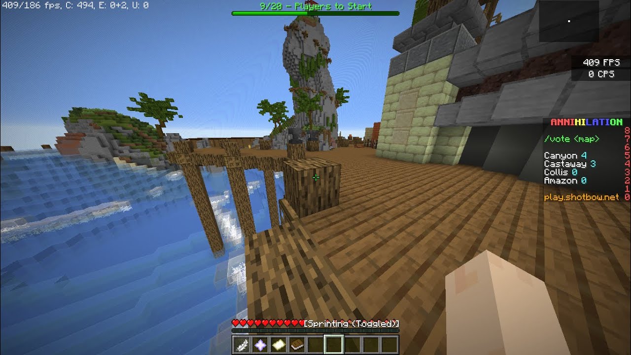 MINECRAFT SHOTBOW - YouTube