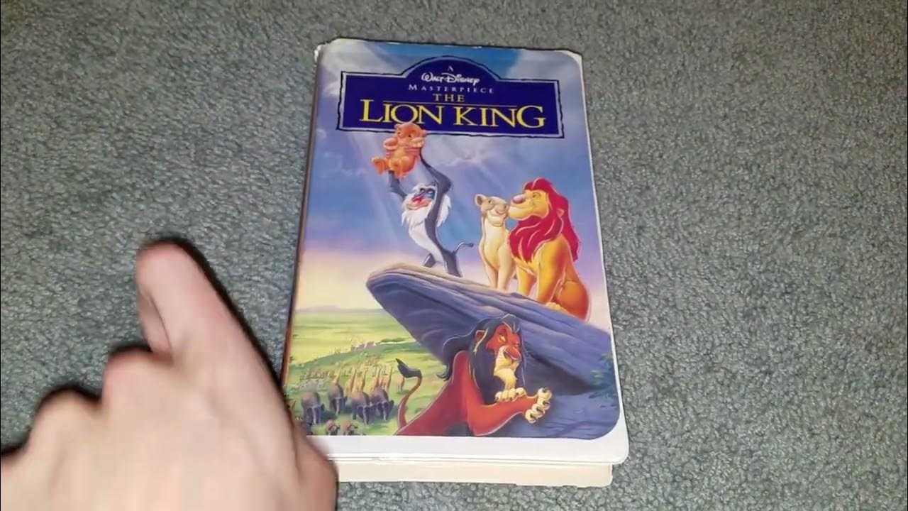 The Lion King (1994) VHS/DVD/Video Game Overview (29th Anniversary Edition) - YouTube
