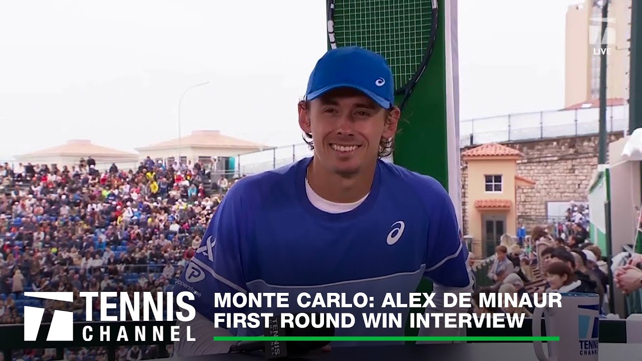 Alex de Minaur Shares His Top-Notch Mentality & Attitude | Monte Carlo ...
