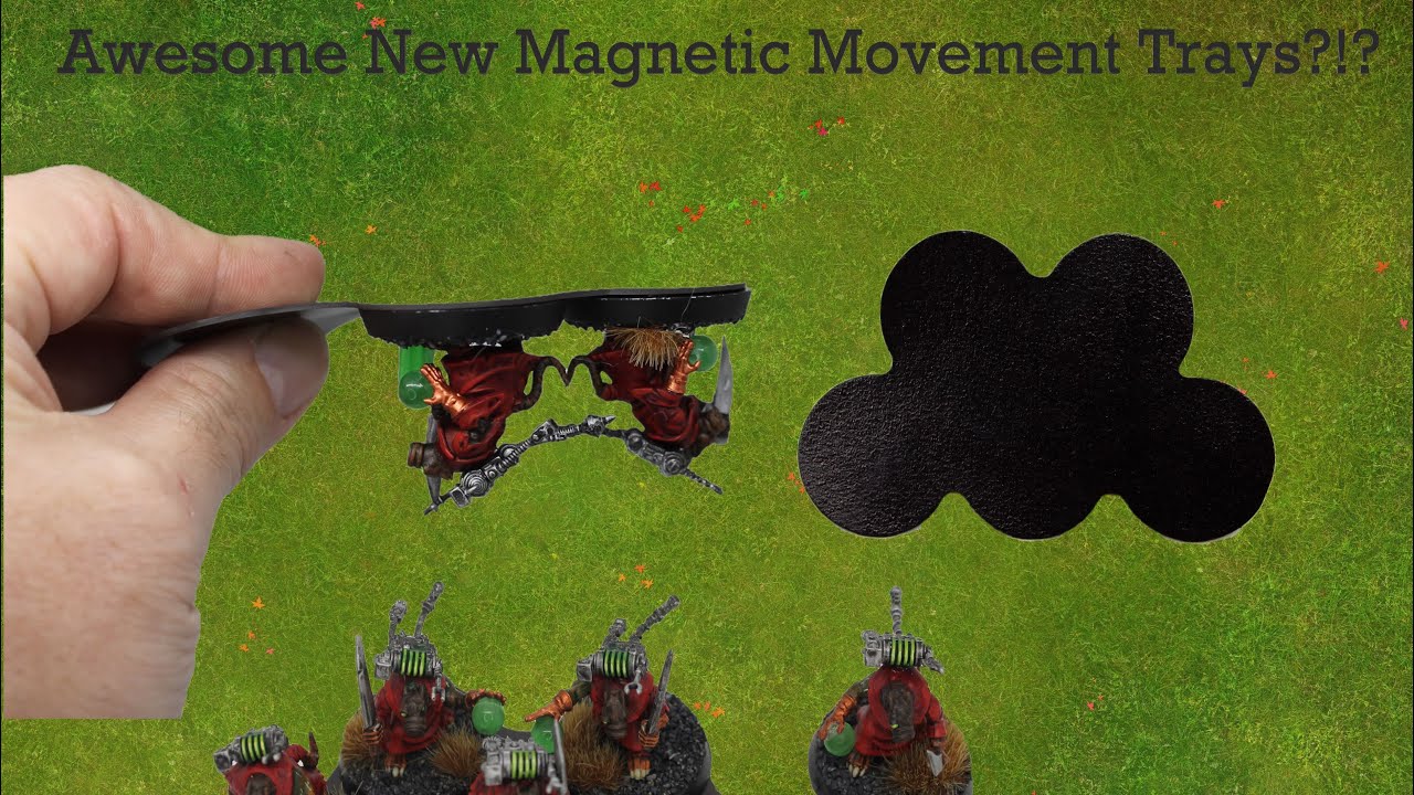 New! Rimless Magnetic Movement Trays for Age of Sigmar - YouTube