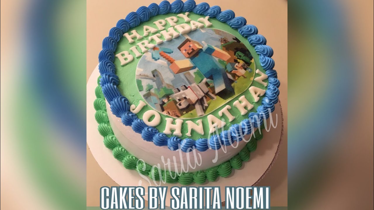 MINECRAFT CAKE | PASTEL DE MINECRAFT | PASTEL 3 LECHES | PARA NIÑO-FOR ...