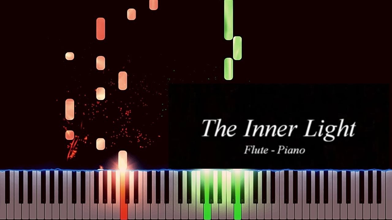 The Inner Light Flute Piano Cover Midi tutorial Sheet app Karaoke - YouTube
