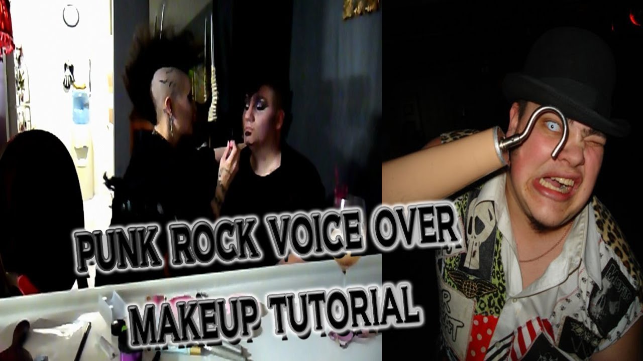 Crust Punk Does Voice-Over Of A Goth Makeup Tutorial! | Madame Absinthe ...