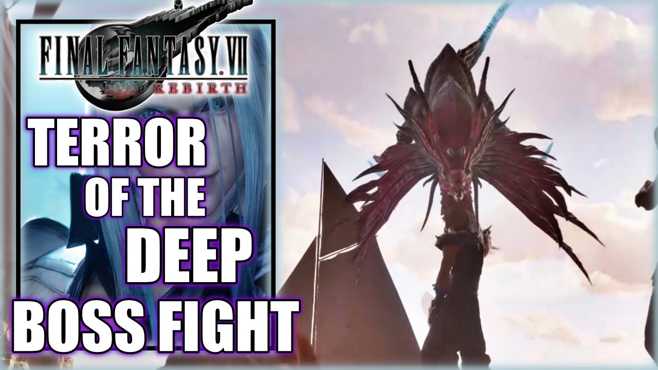 Final Fantasy 7 Rebirth - Terror of the Deep Boss Fight - YouTube