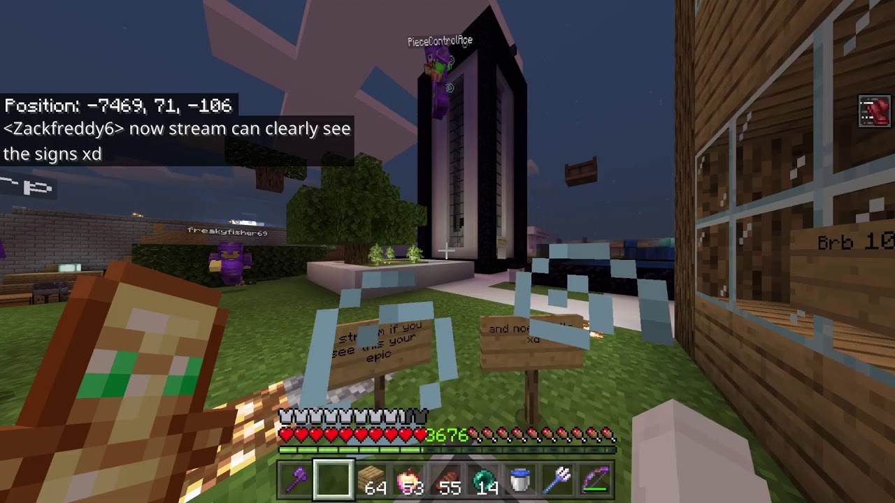 Minecraft Realms LIVE look at chat for code also discord - YouTube