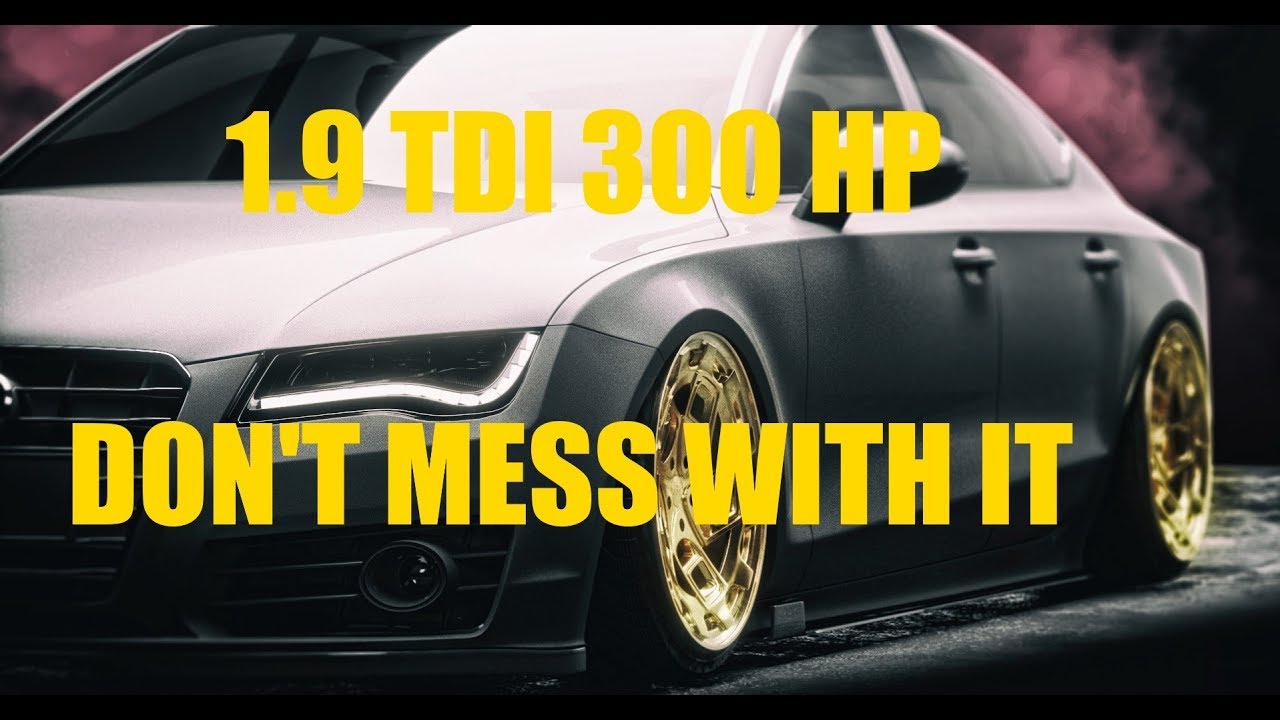1.9 TDI Goes Mad ( Straight Pipe , Remap , Big Turbo , Intercooler ...