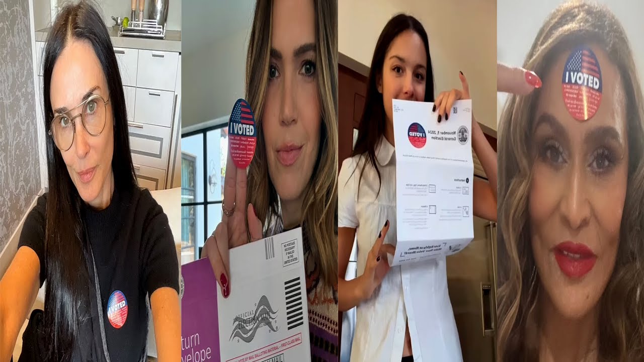 Celebrities who have voted in the 2024 presidential election: Jennifer ...