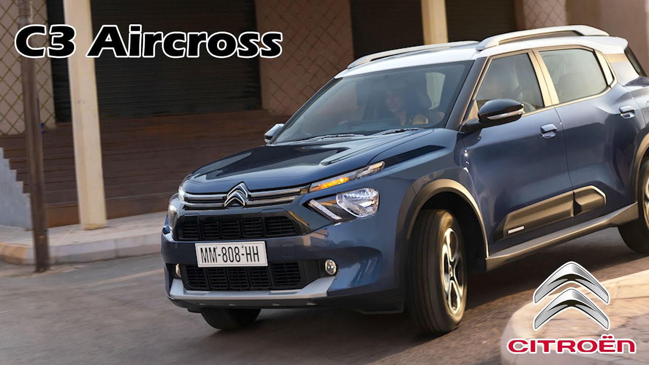 CITROËN C3 AIRCROSS SUV - Premiere, Interior & Exterior - YouTube