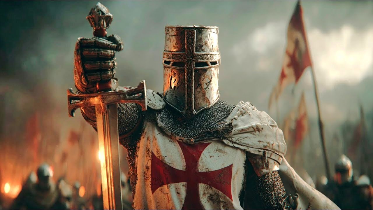 For Europe! Crusaders Chanting in a Holy March | Knights Templar Hymn ...