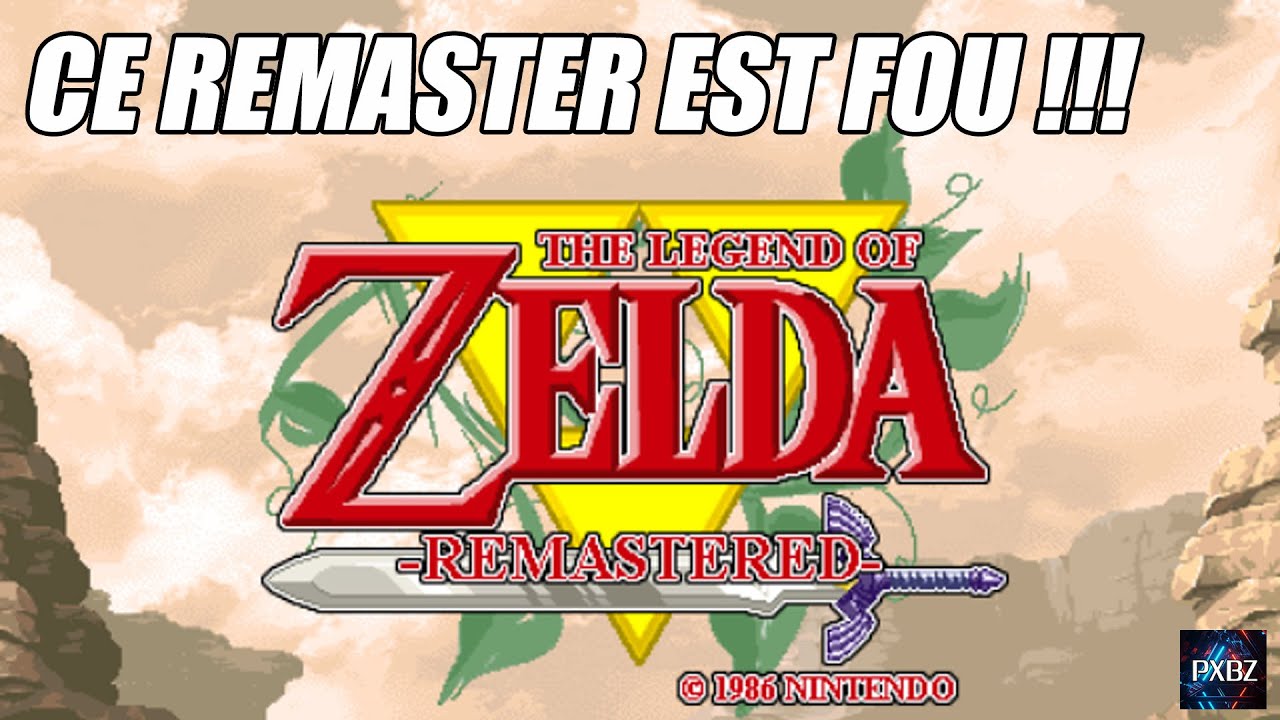 The Legend Of Zelda HD Remastered sur NES (via Mesen avec le HD ...
