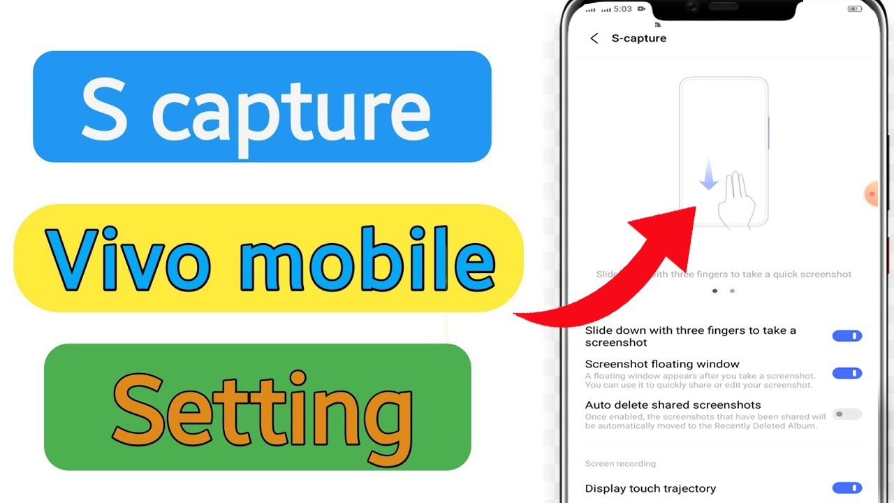 Vivo mobiles S Capture feature ।। Screen Recording Screenshot options ...
