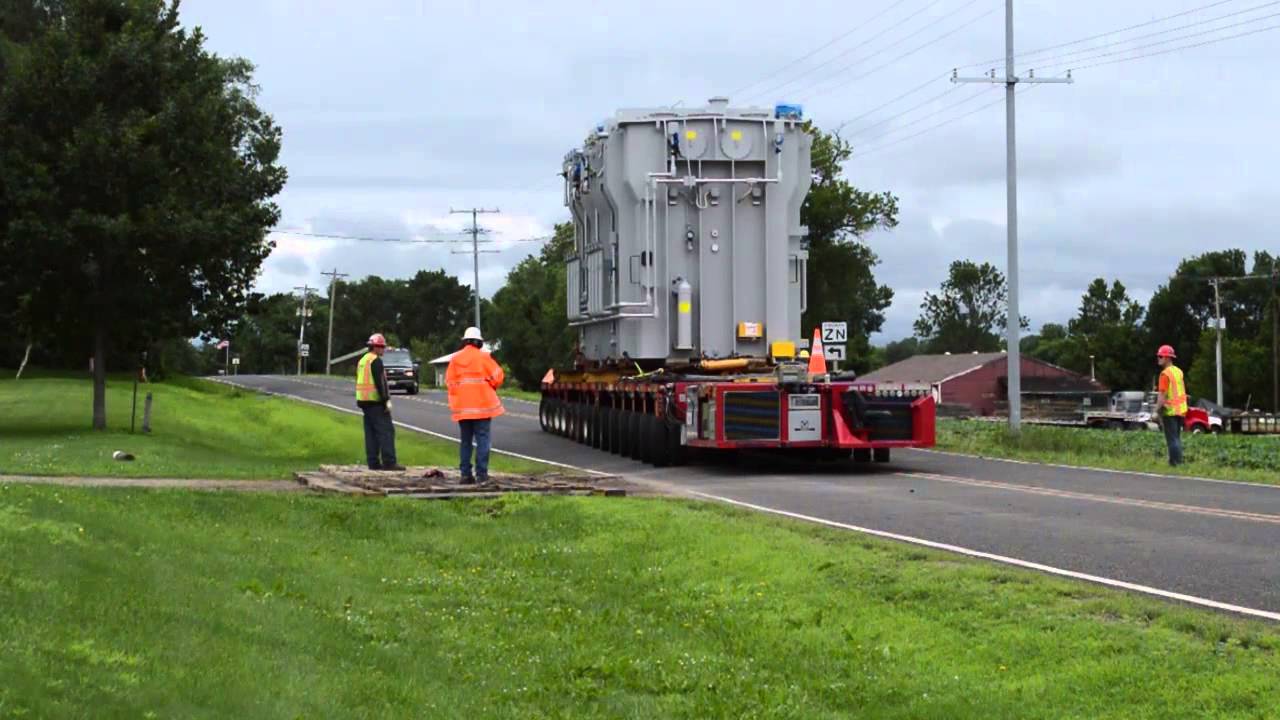 CapX2020 Briggs Road Transformer Move - YouTube
