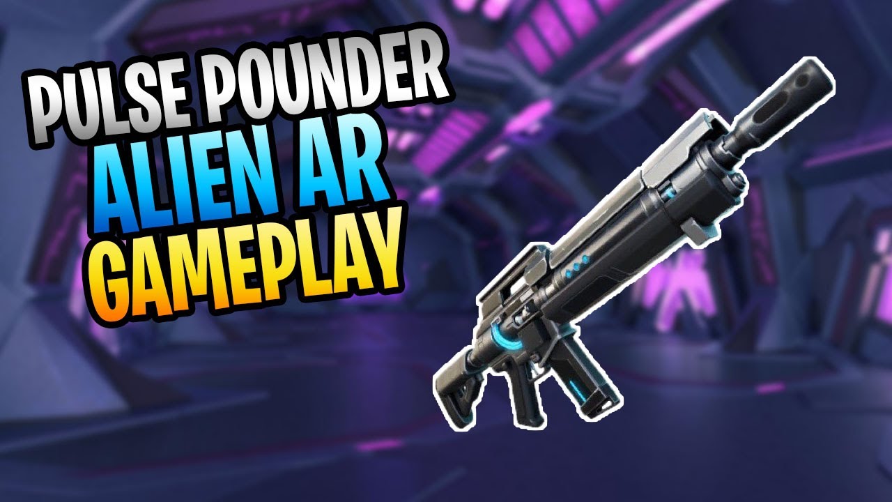 New Pulse Pounder Alien Assault Rifle STW Gameplay - YouTube