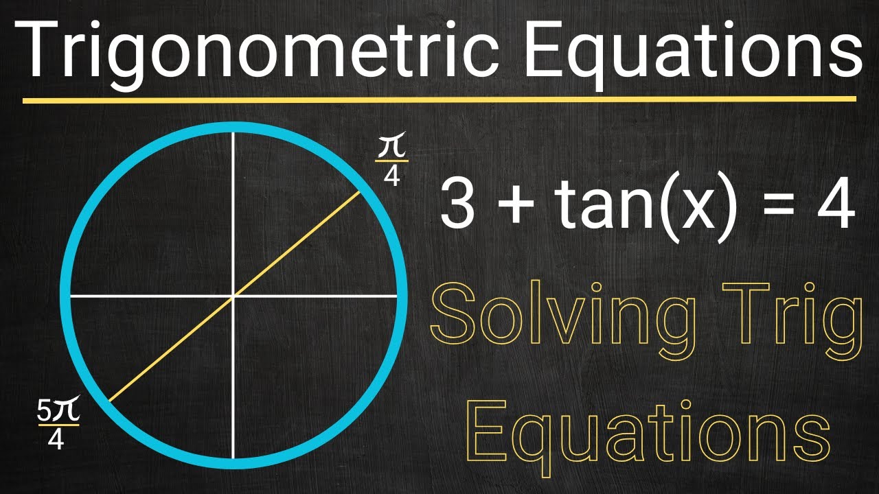 Solve Trig Equations with Ease: Tips and Tricks You Need! - YouTube