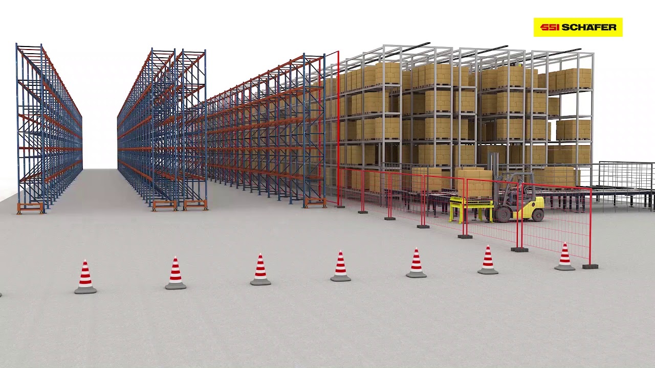 SSI EXYZ C: Automation of your existing pallet racking | SSI SCHAEFER ...
