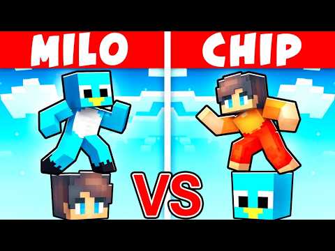MILO One Block vs CHIP One Block in Minecraft! - YouTube