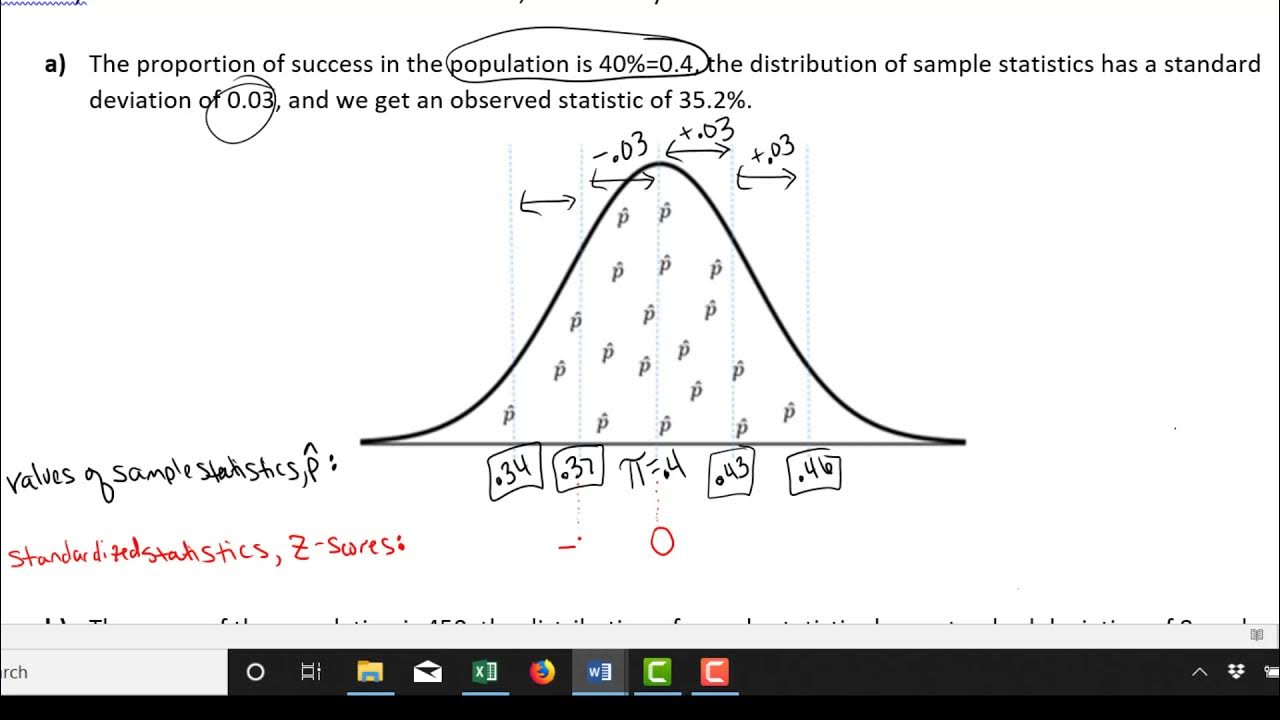 Example z score calculation - YouTube