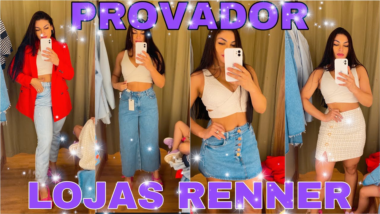 Provando Looks na LOJAS RENNER PARTAGE SHOPPING - YouTube