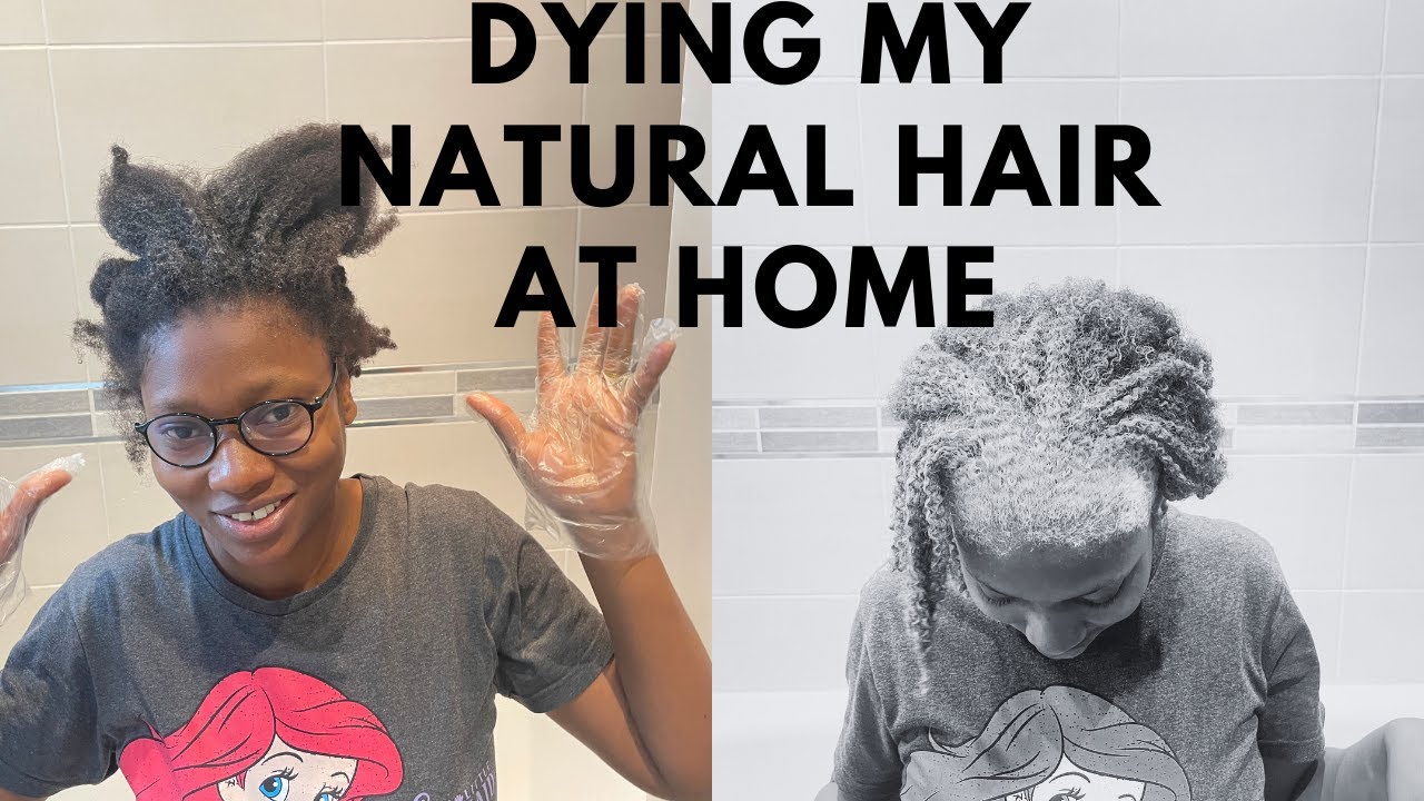 HOW TO DYE YOUR NATURAL HAIR AT HOME || RAW UNEDITED - YouTube