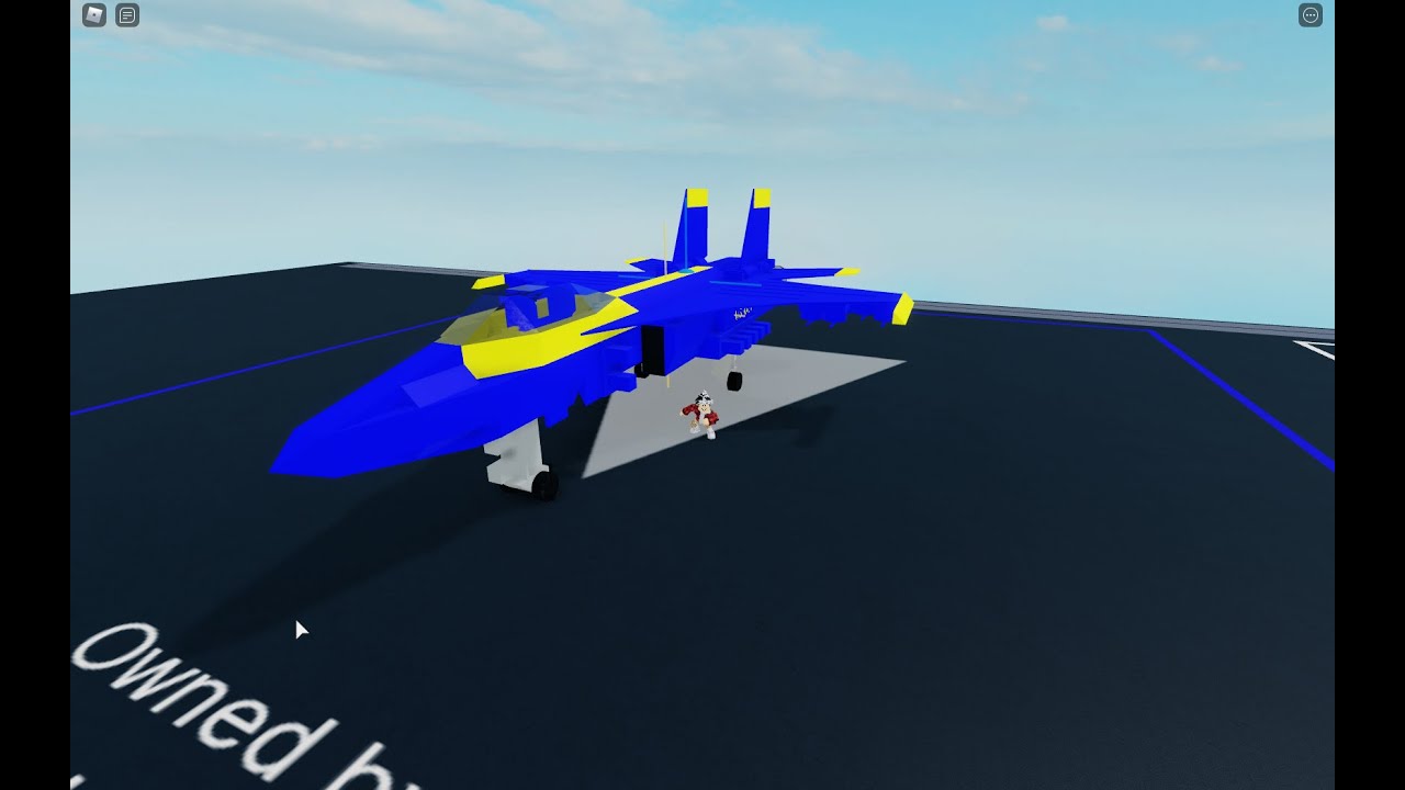 Roblox Plane Crazy Blue angels Tutorial (READ DESC) - YouTube