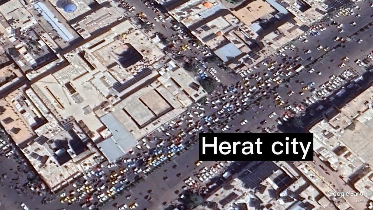 Herat city Afghanistan: High Resolution Satellite Image touring from ...