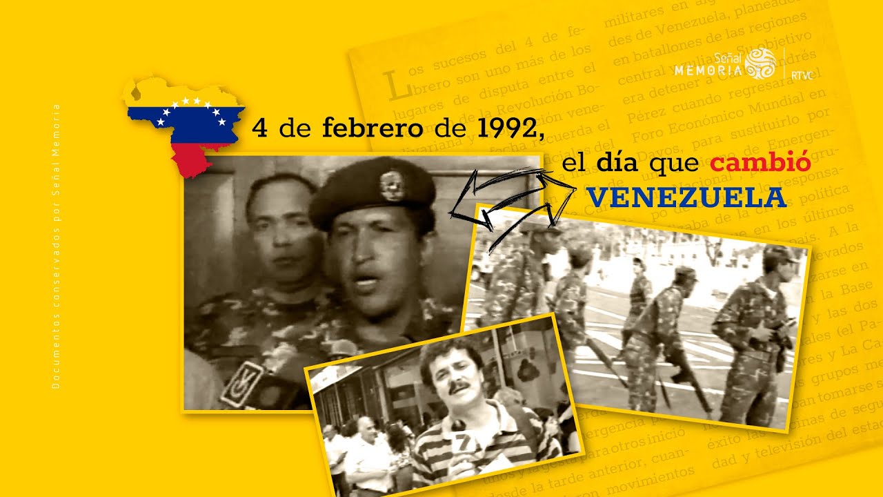 Primera mención de Hugo Chávez en Colombia (1992) - YouTube