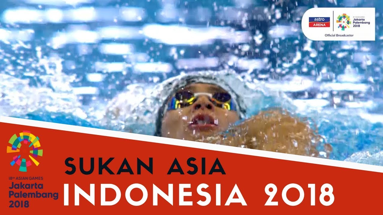 Sukan Asia Indonesia 2018: Tern Jian Han | Renang (L) | 100M Kuak ...