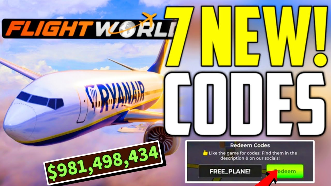 [UPD] NEW! CODES💥FLIGHT WORLD ROBLOX CODES 2026 - CODES FOR FLIGHT ...