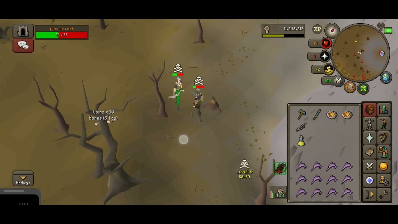 osrs f2p pk fumo na smok deathmatch - YouTube