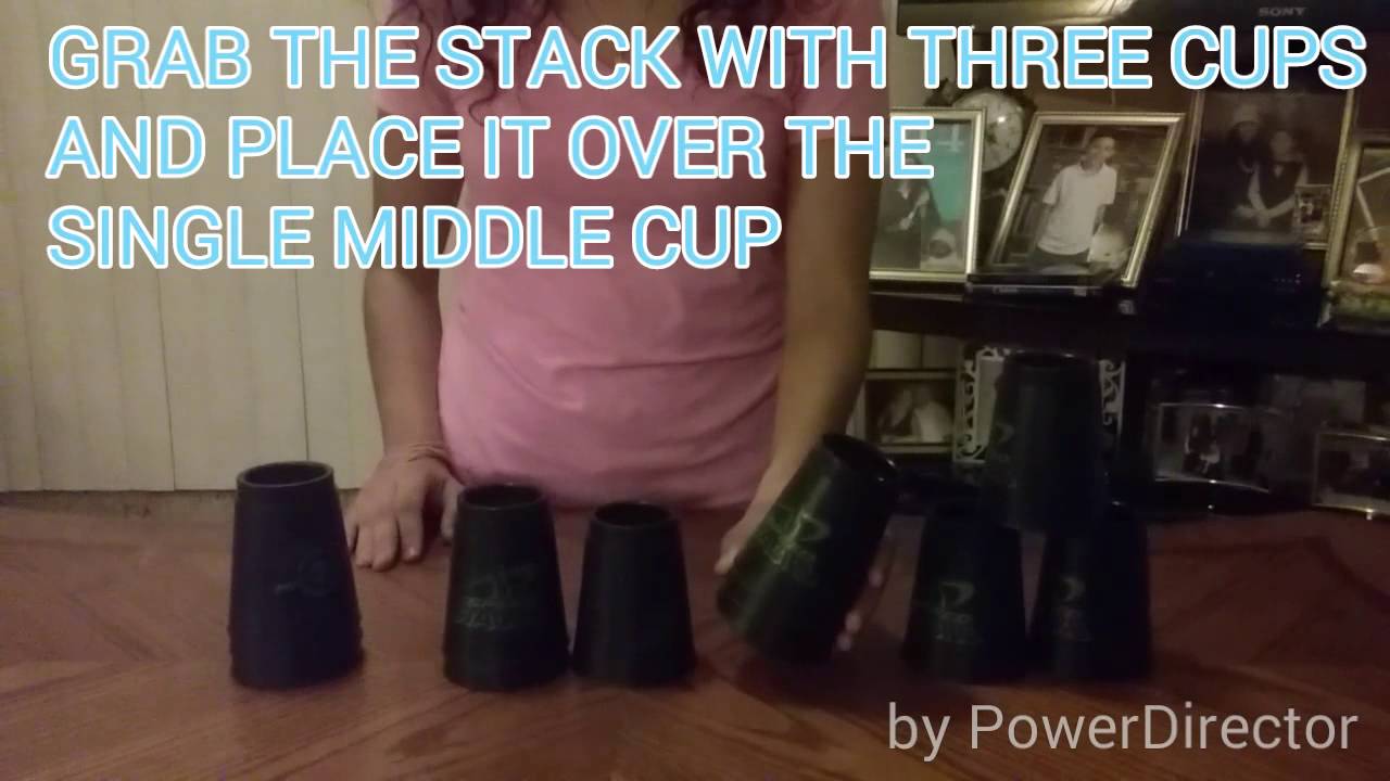 3-6-3 stacking down tutorial - YouTube